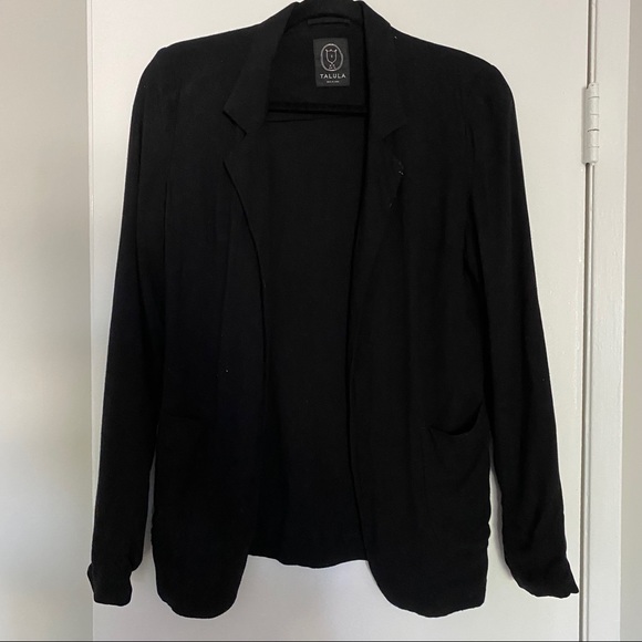 Aritzia | Jackets & Coats | Aritzia Talula Brand Black Lightweight ...